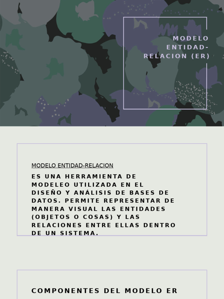 Modelo Entidad-Relacion (Er) | PDF
