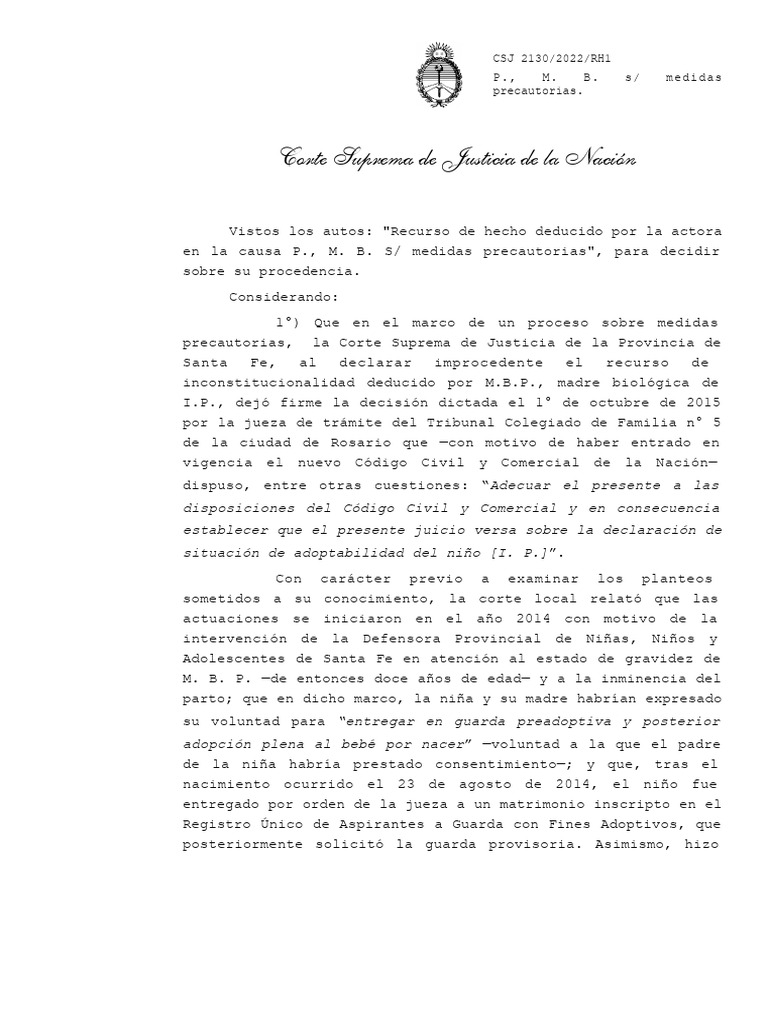 Fallo CSJ 002130 2022 RH001 | PDF