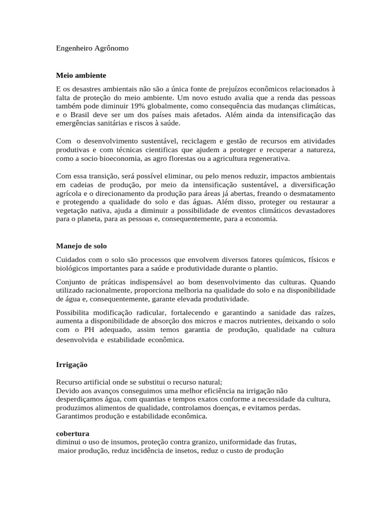 Engenheiro Agrônomo | PDF Engenheiro Agrônomo | PDF