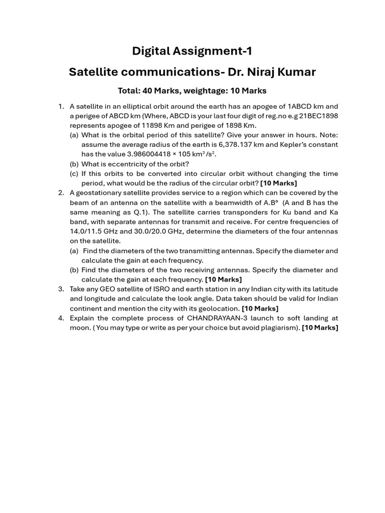 Digital Assignment-1 | PDF