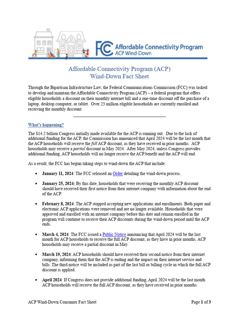 ACP Wind-Down Fact Sheet Final | PDF