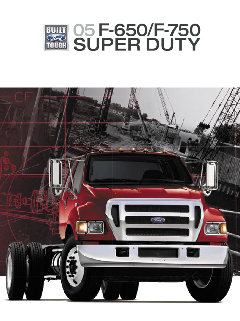 2005 Ford F 650 F750 Super Duty | PDF