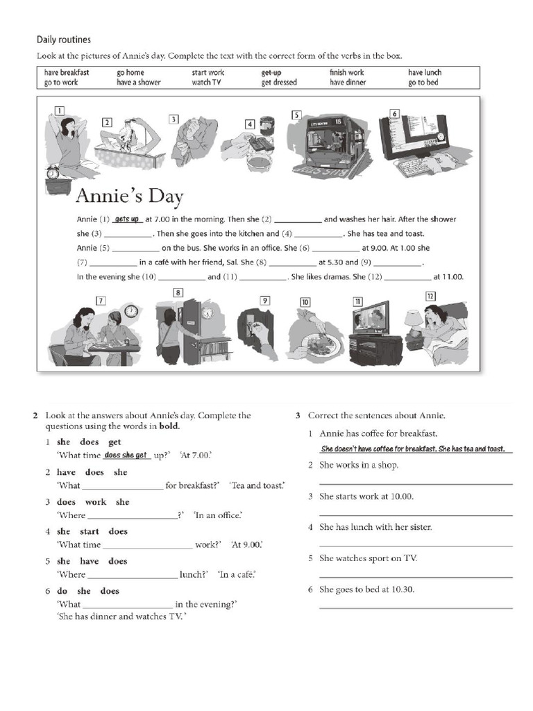 Daily Routines | PDF