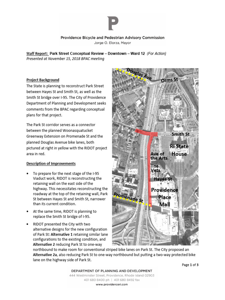 StaffReport ParkSt Conceptual | PDF