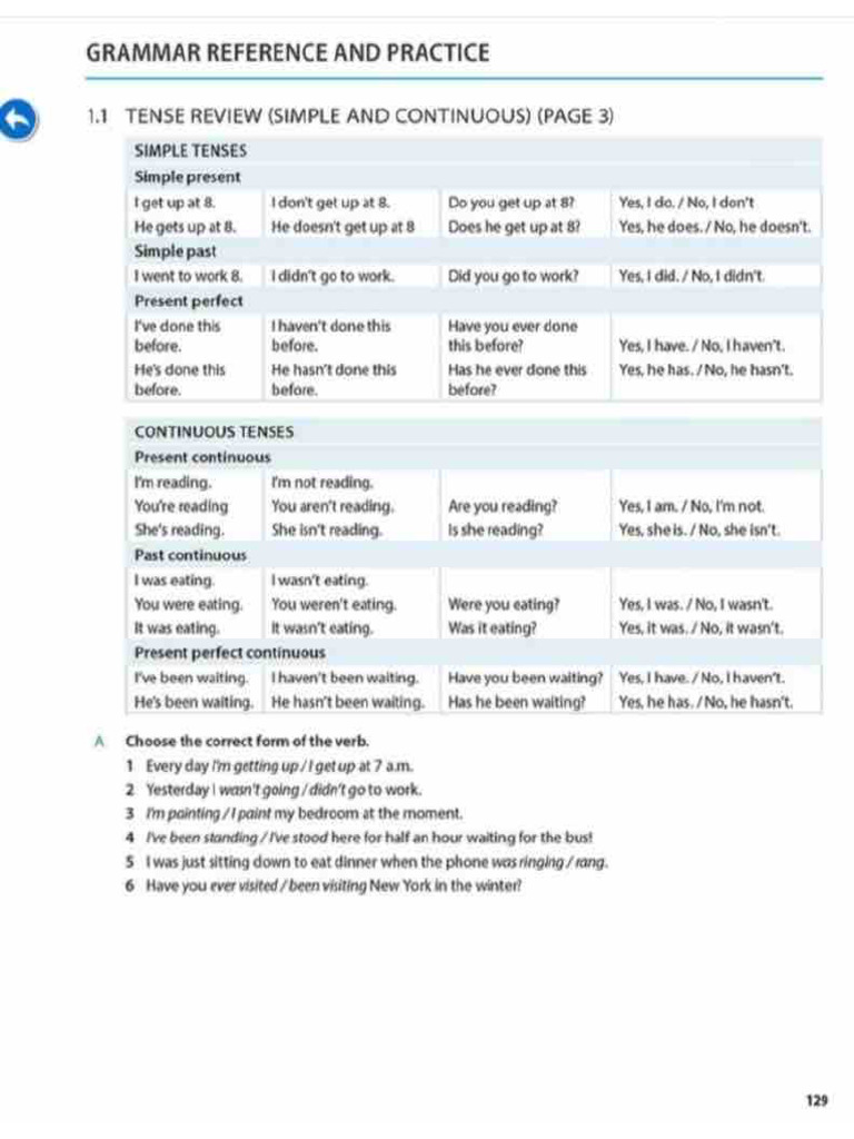 Guía Inglés IV A | PDF