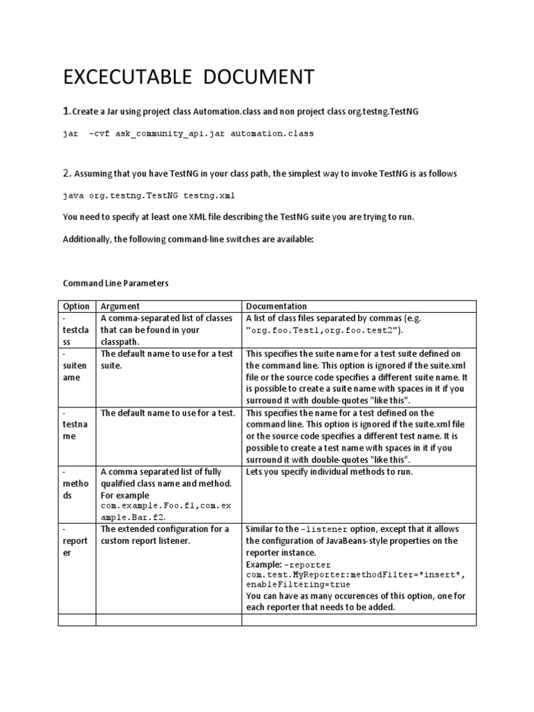 Excecutable Document | PDF | Teaching Methods & Materials