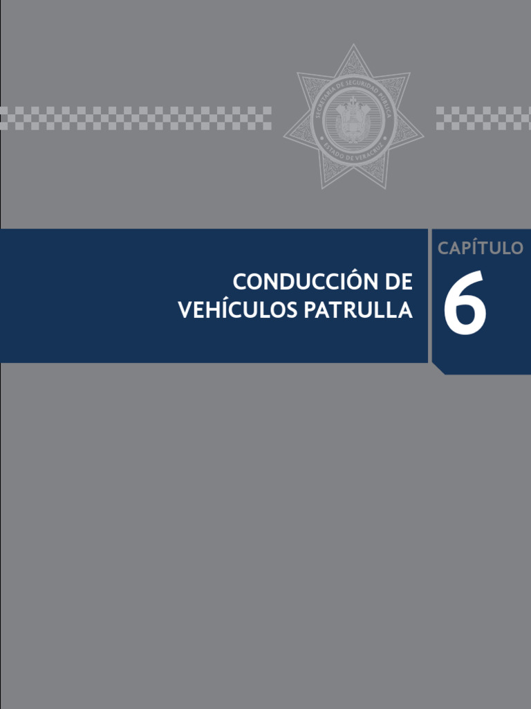 CAP - 6 - Conducción de Vehículos Patrulla | PDF