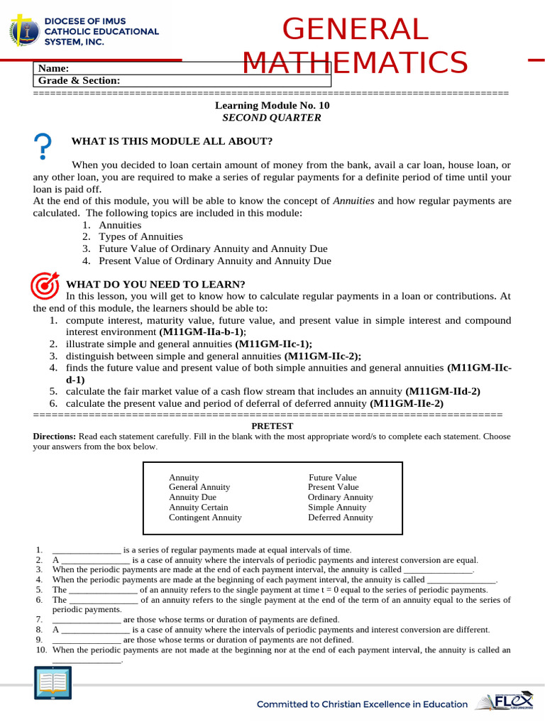 Module 10 - Gen. Math (Final) | PDF