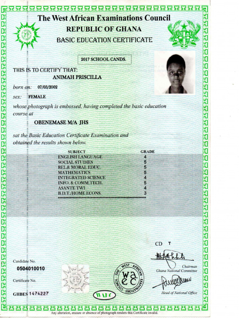 BECE | PDF