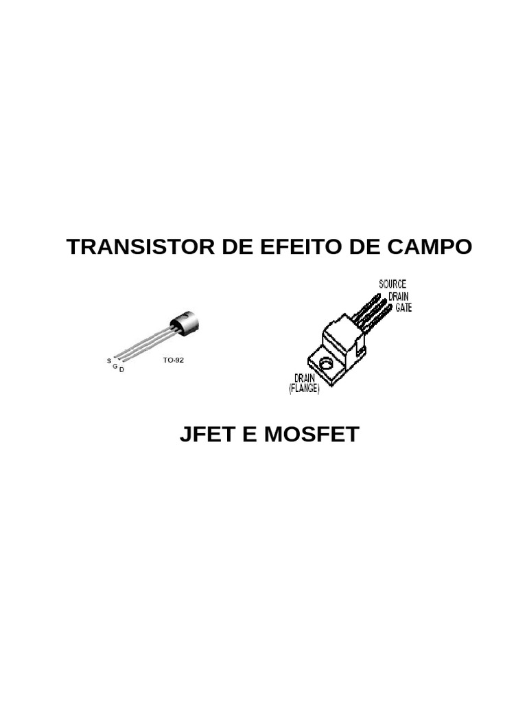 MÓDULO FET Atualizado | PDF | Transistor | Informática