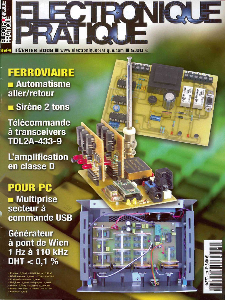Electronique Pratique - 324 - Fevrier - 2008 by Electronique Pratique | PDF