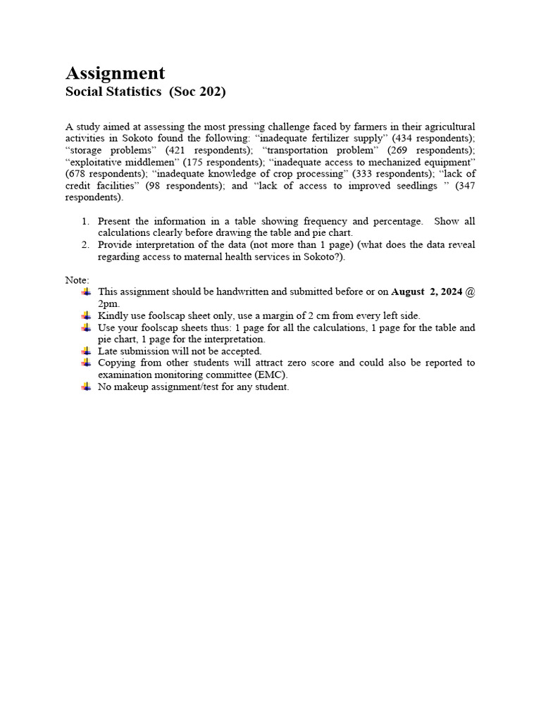 202 Assignment | PDF