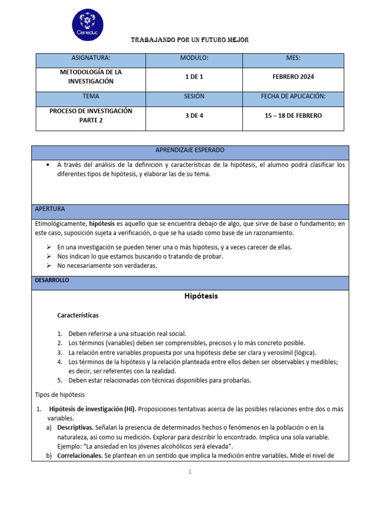 Met y Tec de Inv 3 | PDF