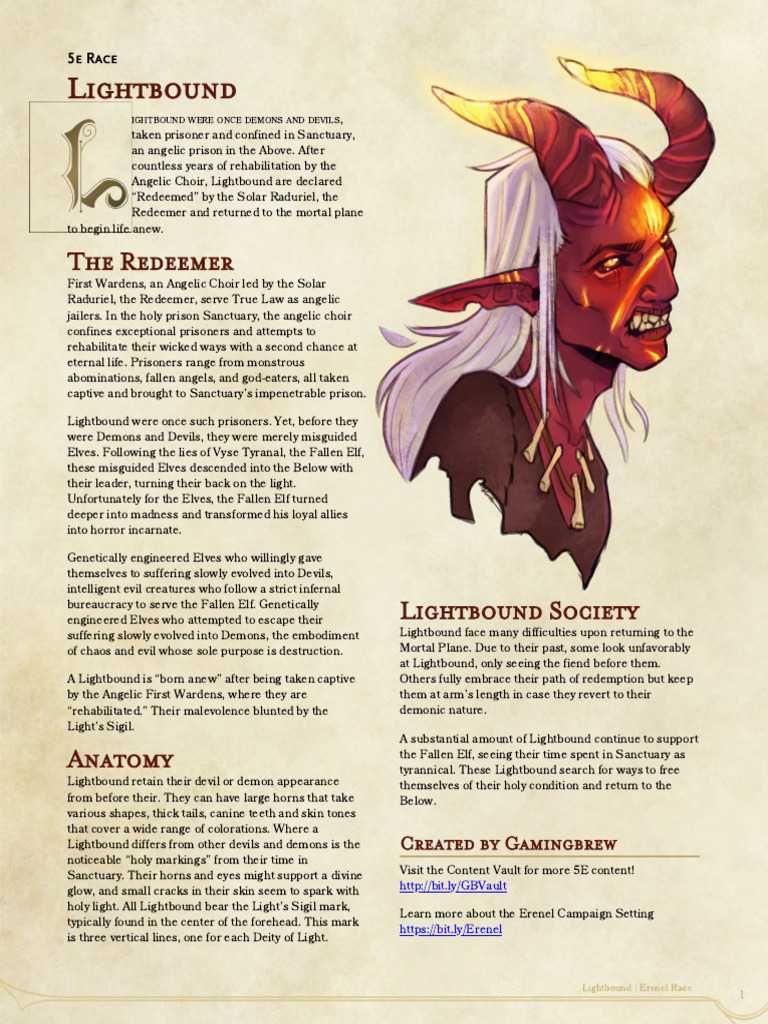 GB Lightbound ErenelRace | PDF