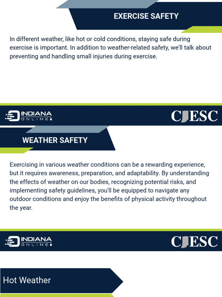 Exercise Safety | PDF