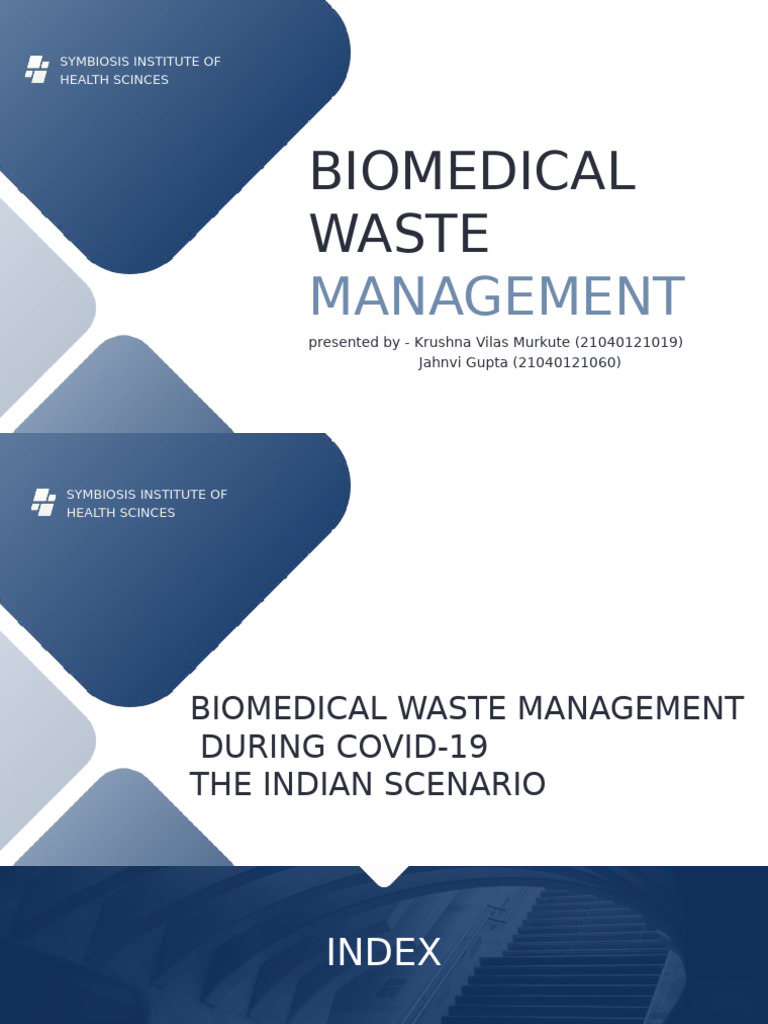 Biomedical Waste MANAGEMENT | PDF