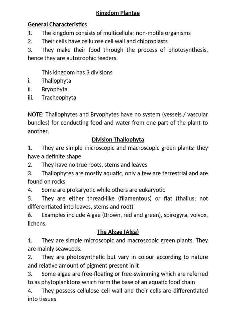 Biology Note 4 | PDF