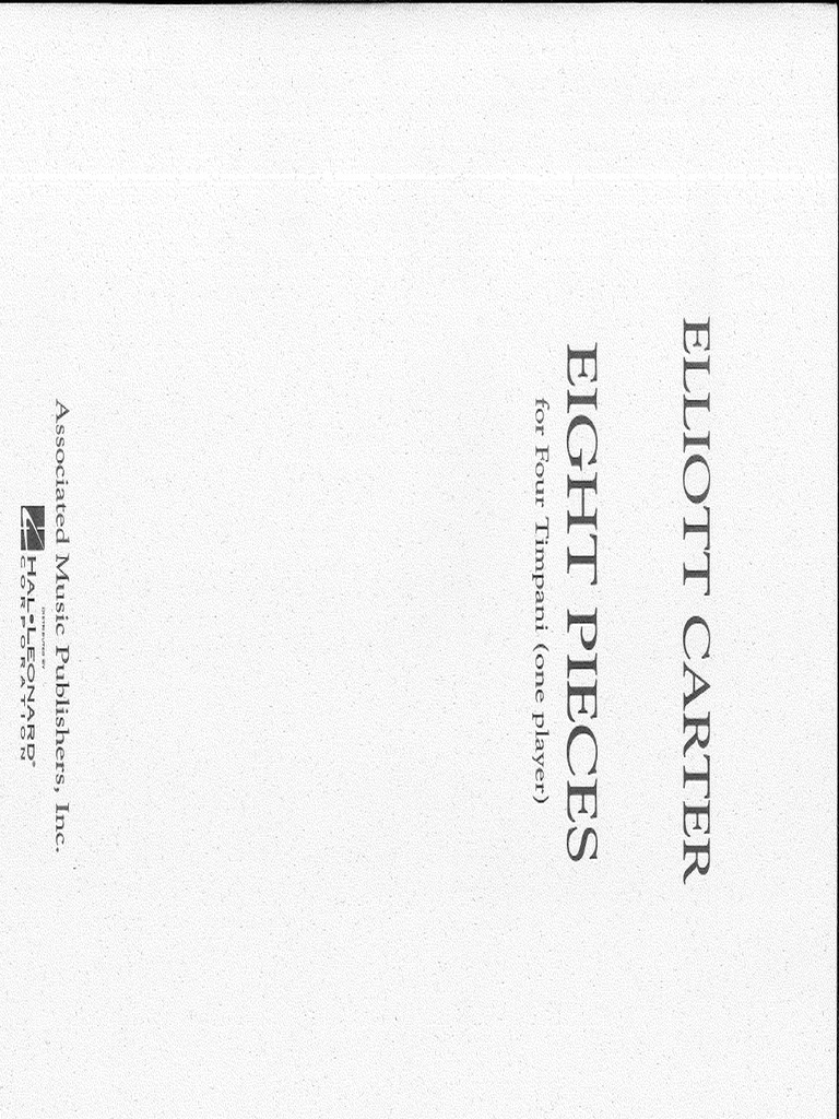 E.carter 8 Pieces | PDF