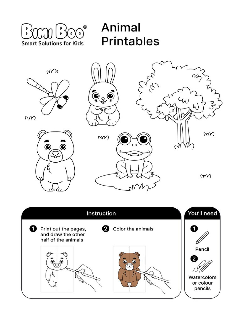 Animal Printables Author Bimi Boo | PDF