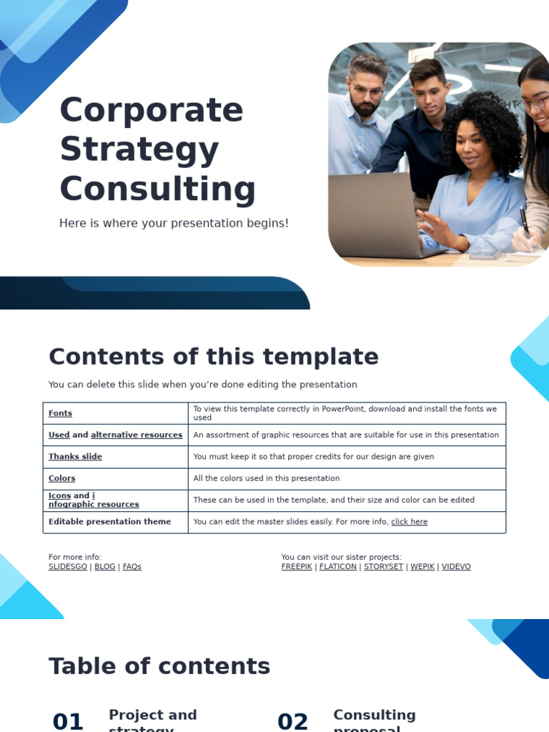 Corporate Strategy Consulting | PDF