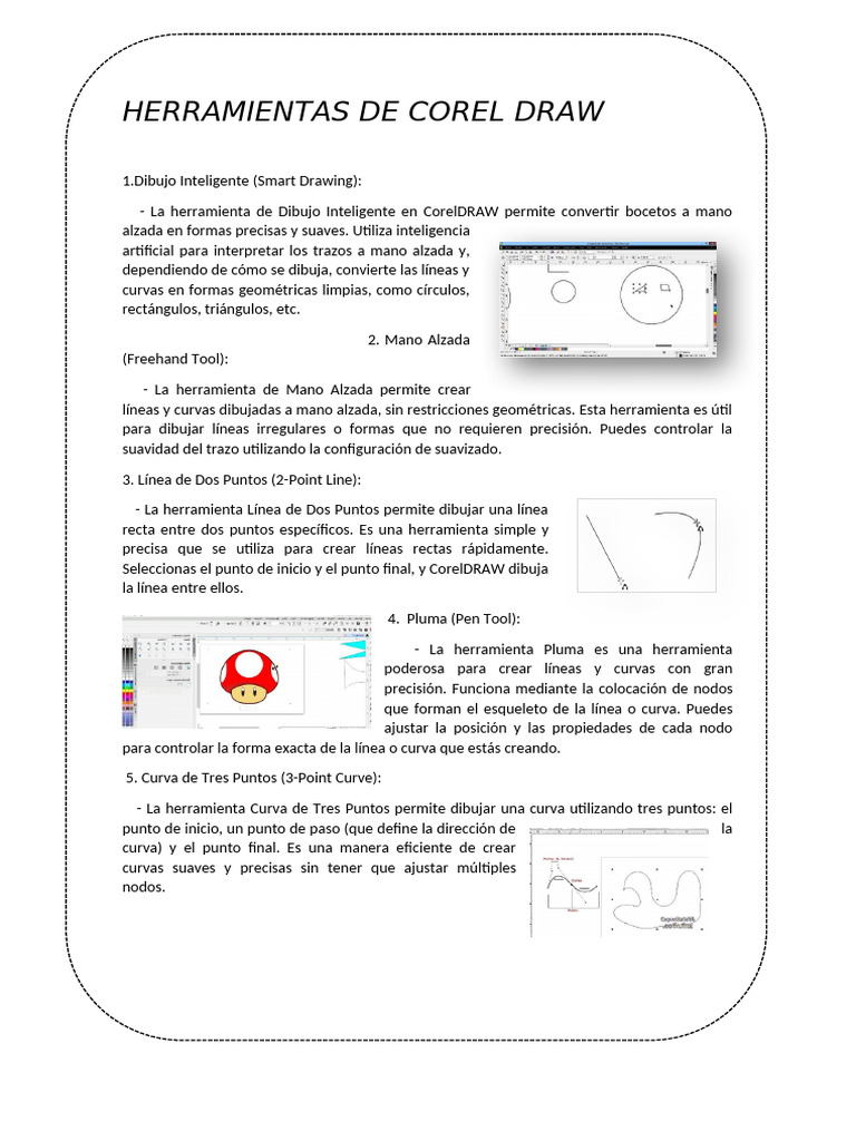 Herramientas de Corel Draw | PDF