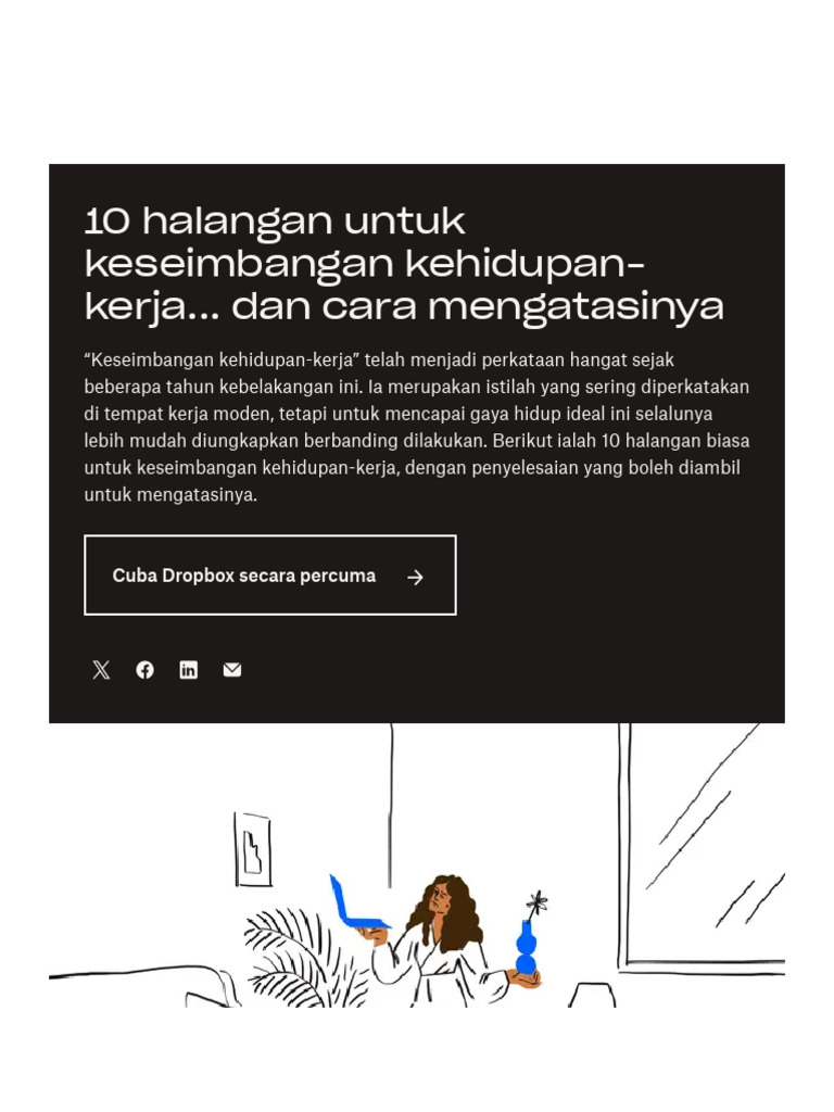 Halangan Keseimbangan Kerja-Hidup | PDF | Karier & Perkembangan ...