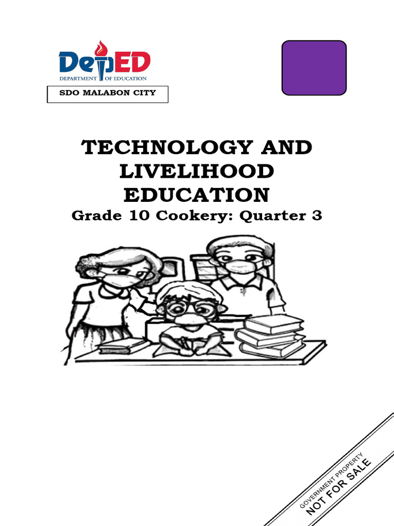 Tle Cookery 10 Quarter 3 Module 1 8 | PDF