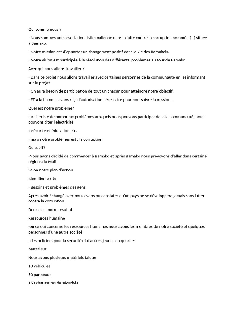 Qui Somme Nous | PDF