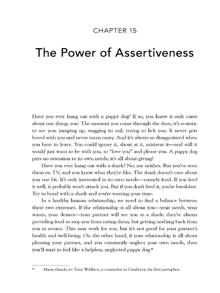Good Communication The Power Of Assertiveness The Art Of Negotiation