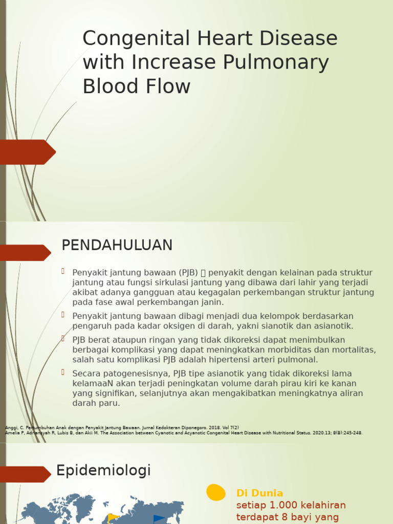 PJB Dengan Congenital Heart Disease With Increase Pulmonary Blood Flow ...