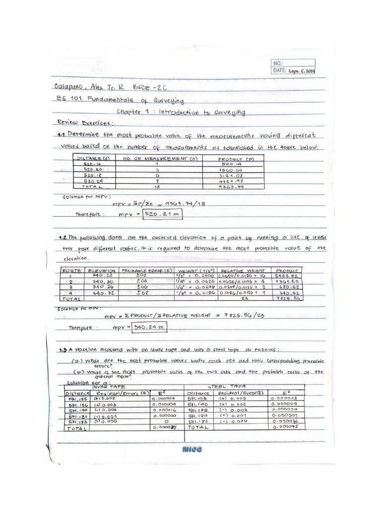 Alex-Chap1 Review Exercises | PDF