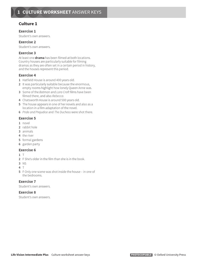 Life Vision Int Plus Culture Lesson Notes | PDF