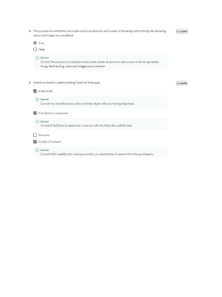 Module Quiz Design and Test | PDF