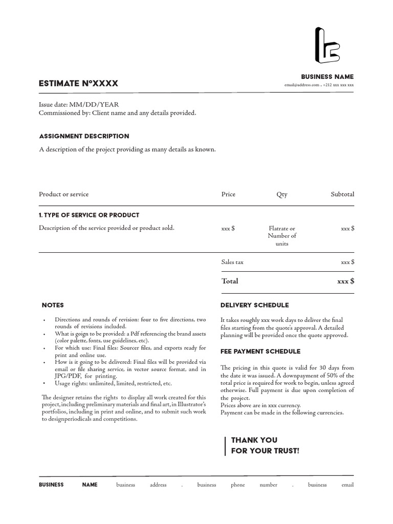 ESTIMATE MODEL by AEB | PDF