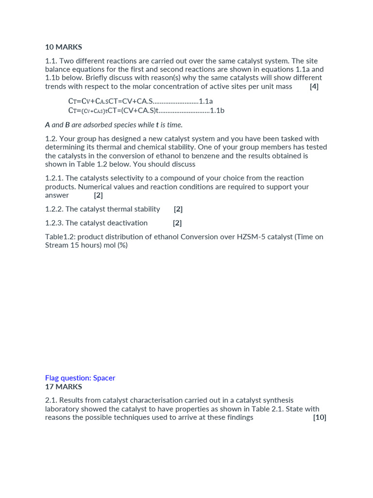 Exam Paper 2021 | PDF