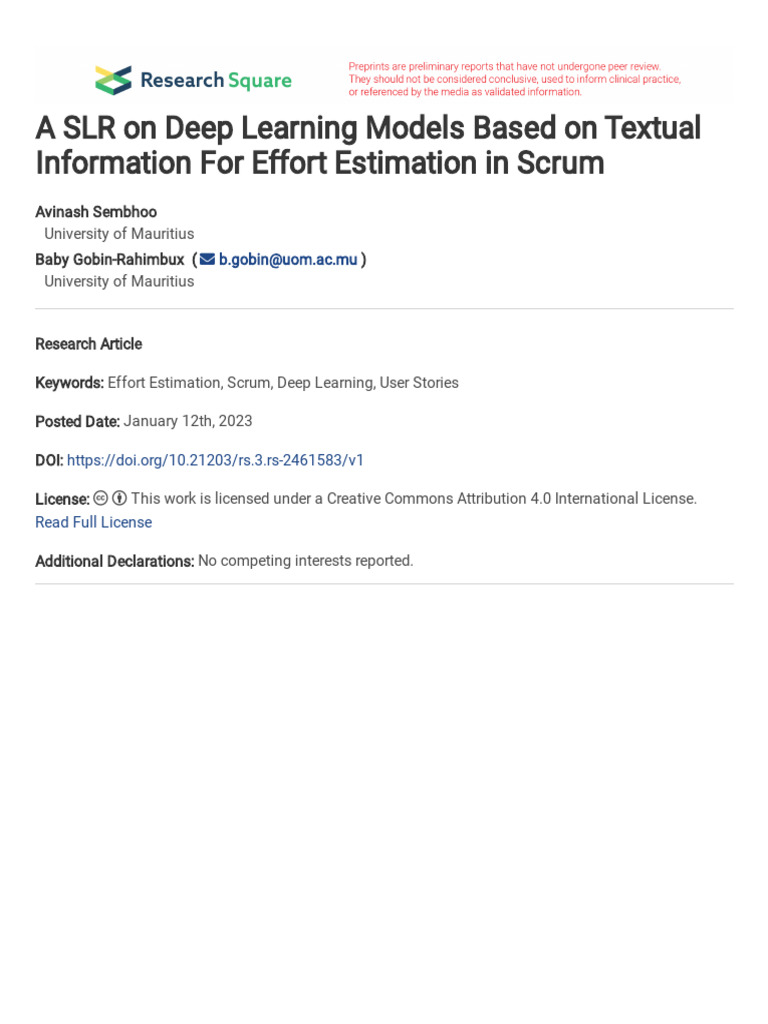 A SLR On Deep Learning Models Based On Textual Inf-1 | PDF
