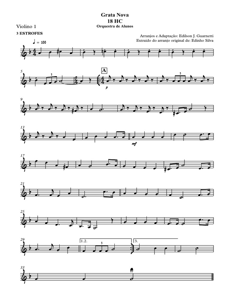 018 Hc Alunos Partituras E Partes 1 Pdf