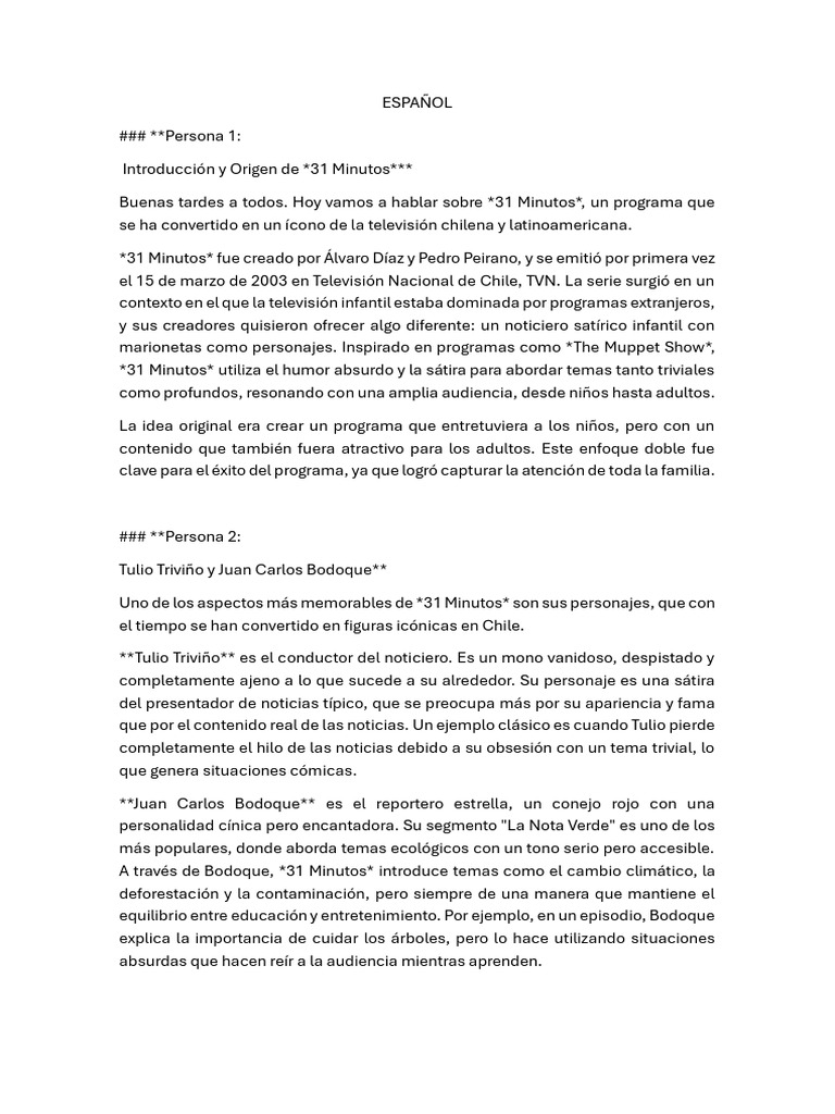 Exposición Ingles | PDF