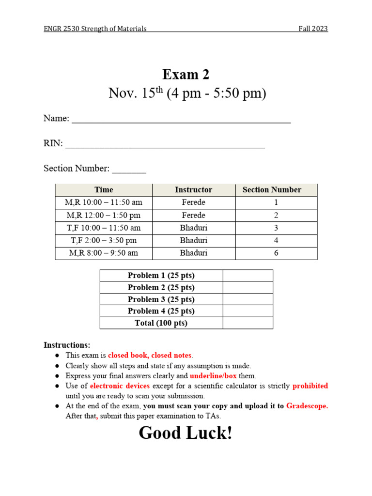 SOM Exam2 Model Solution | PDF