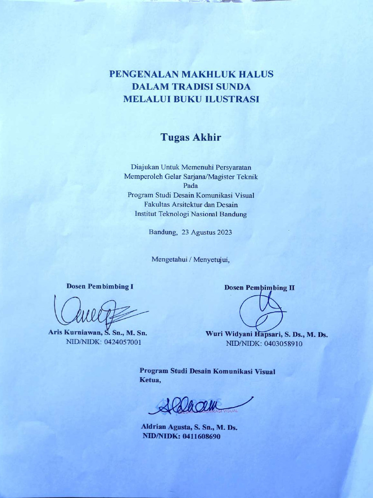 Pengenalan Jenis Makhluk Halus Dalam Tradisi Sunda Melalui Buku ...