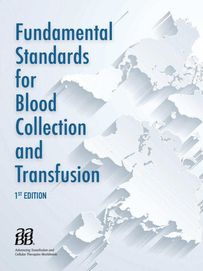 AABB Fundamental Standards For Blood Collection and Transfusion | PDF