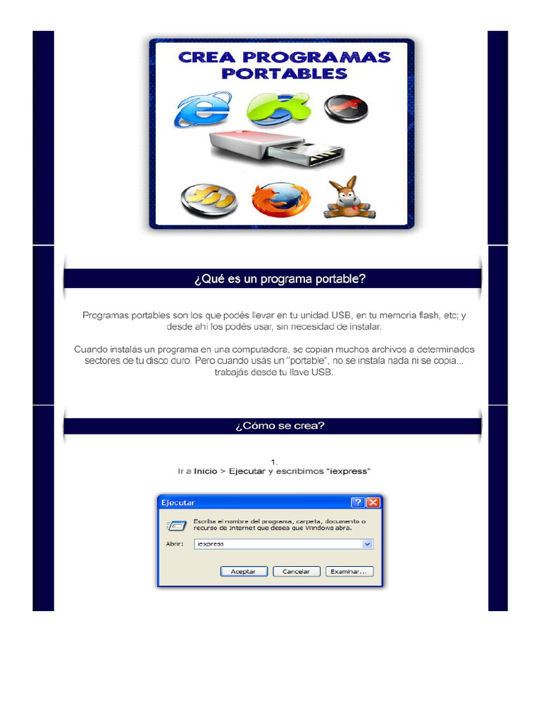 Crear Programas Portables | PDF
