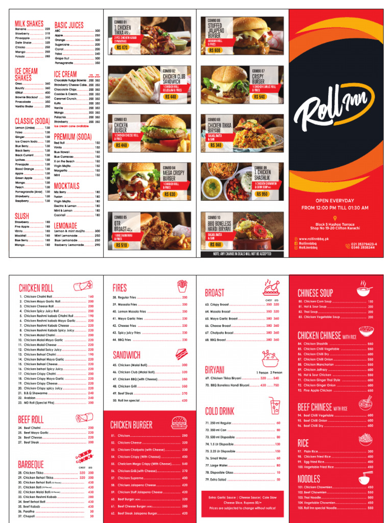 Roll Inn BBQ Menu | PDF