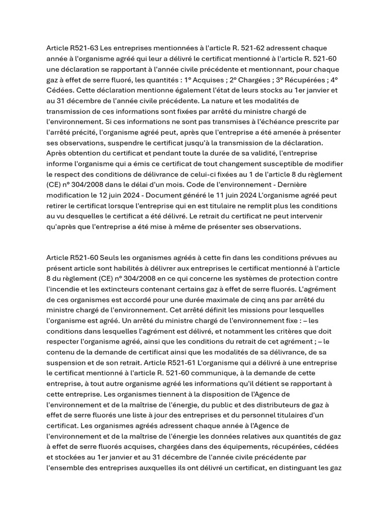 Article R521 44 | PDF