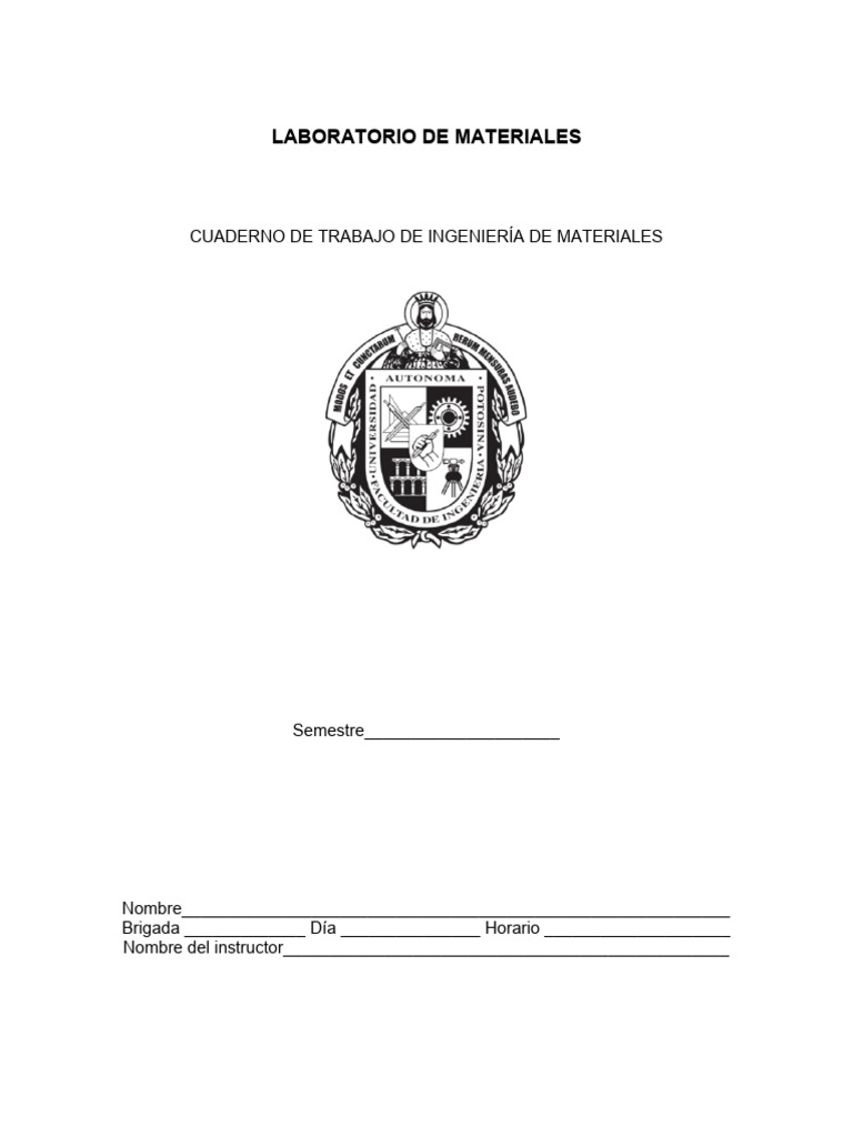 Manual Ingenieria de Materiales Agosto 2024 | PDF