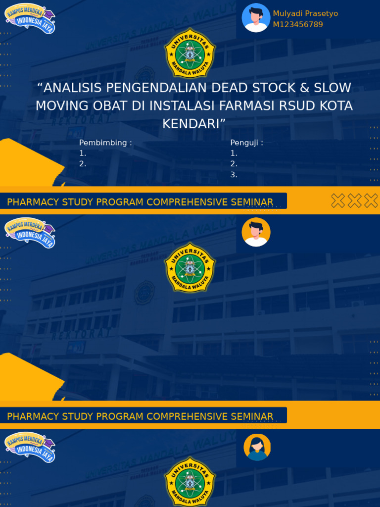 Template Slides Seminar Kompre | PDF