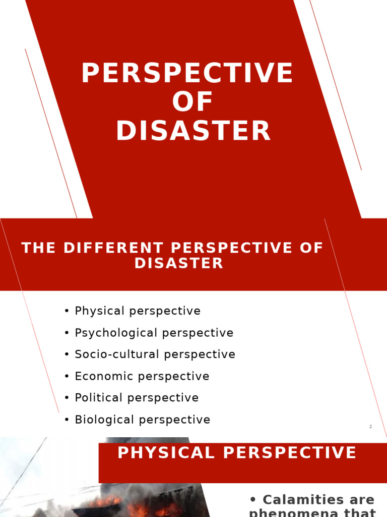 Physical Perspective of Disasters | PDF | Stress (Biology) | Mental Health