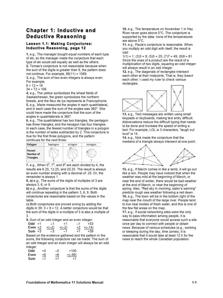 Solution Inductive And Deductive Reasoing Pdf