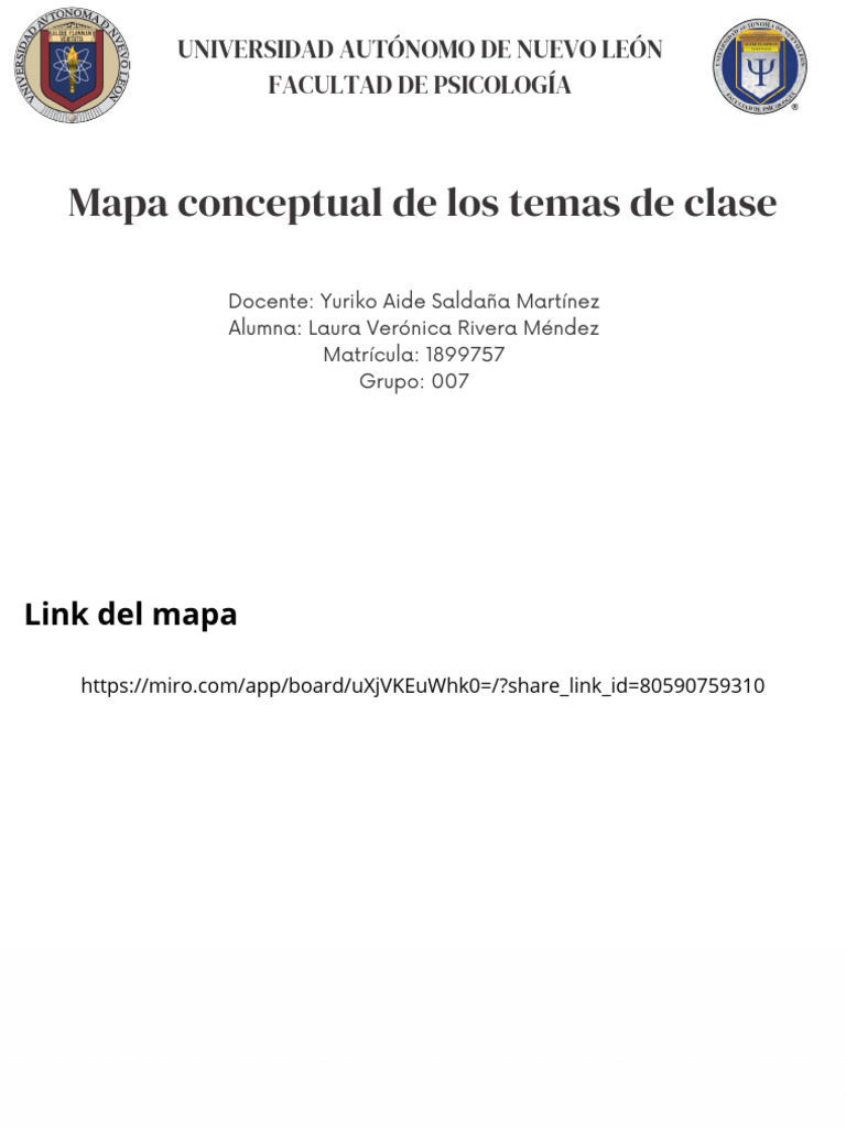 Mapa Conceptual Clase 1 | PDF