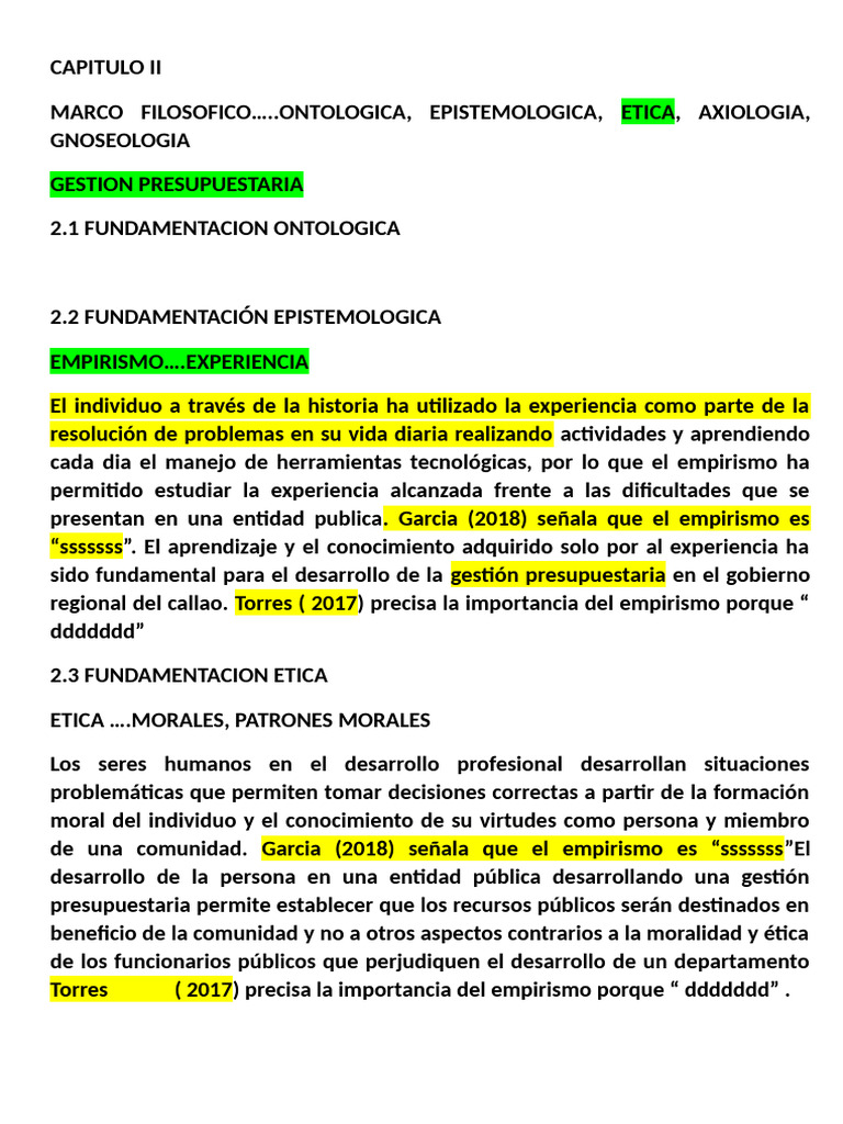 MARCO FILOSOFICO | PDF